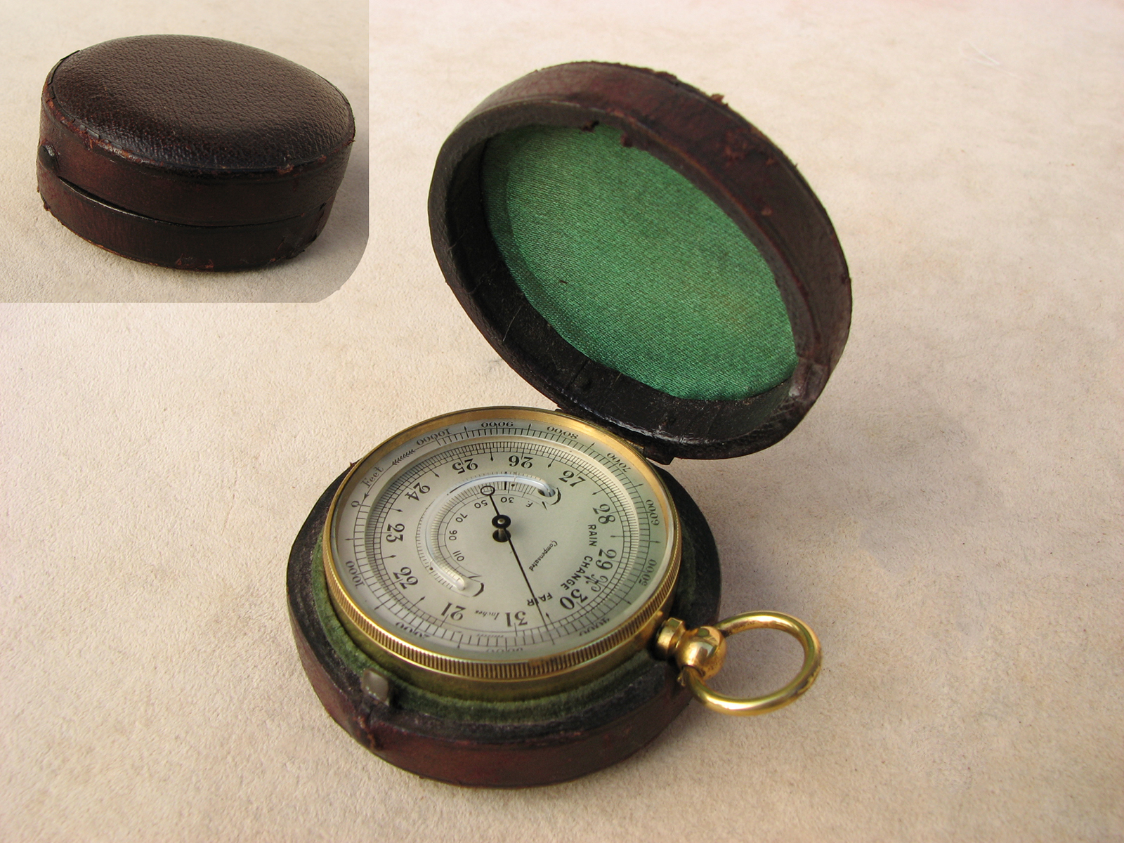 Scientific Collectables for Late 19th century pocket barometer with ...